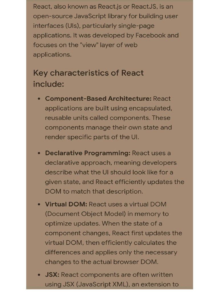 What Is React Js | PDF