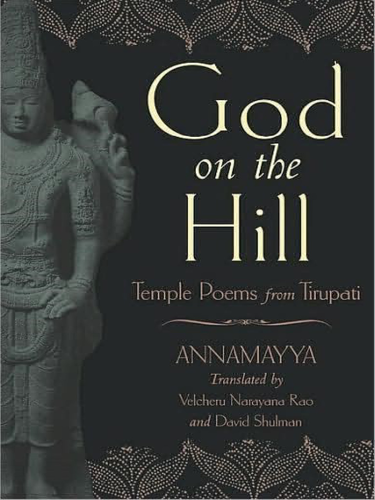 God On The Hill Temple Poems From Tirupati | PDF