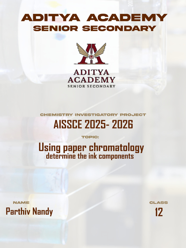 CBSE Chemistry Project Sterilization of Water Using Bleaching Powder | PDF | Water Purification ...