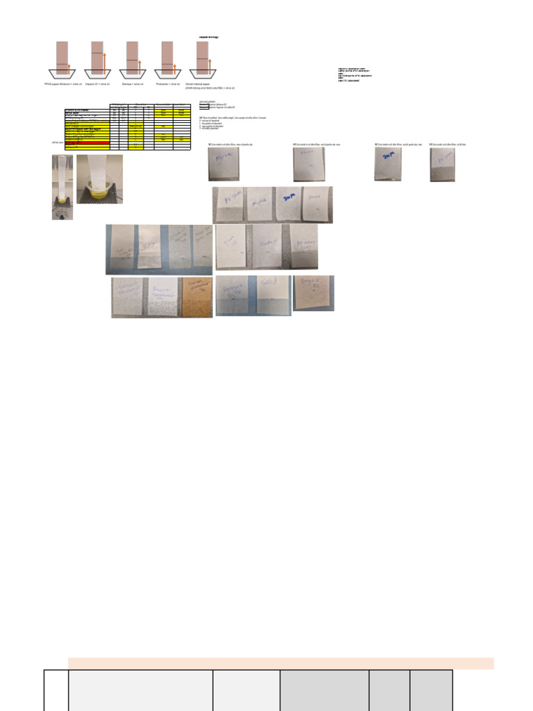 Oil Absorption Testing of Barrier Papers | PDF | Materials | Paper