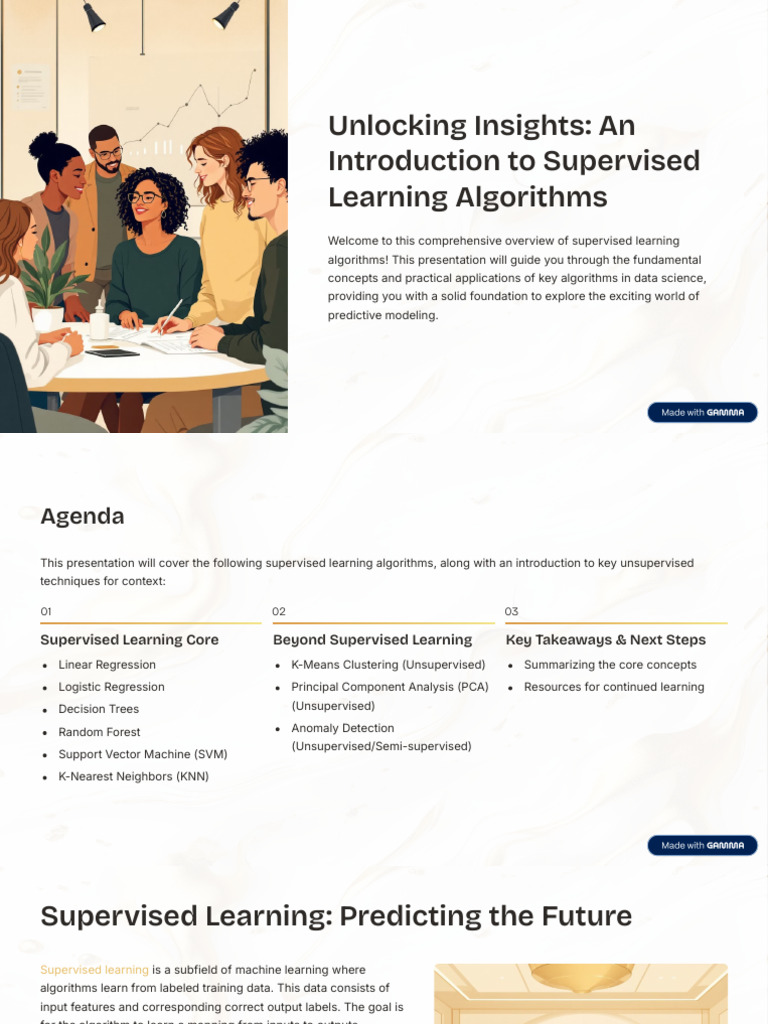 Supervised Learning Algorithms Overview | PDF | Support Vector Machine ...