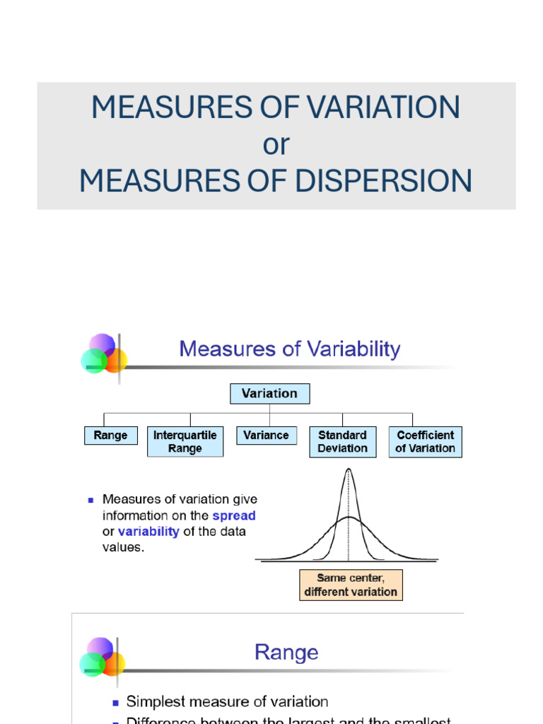 Measures of Variability | PDF