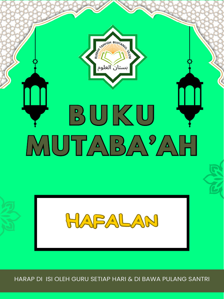 Buku Mutaba'ah Santri Harian | PDF