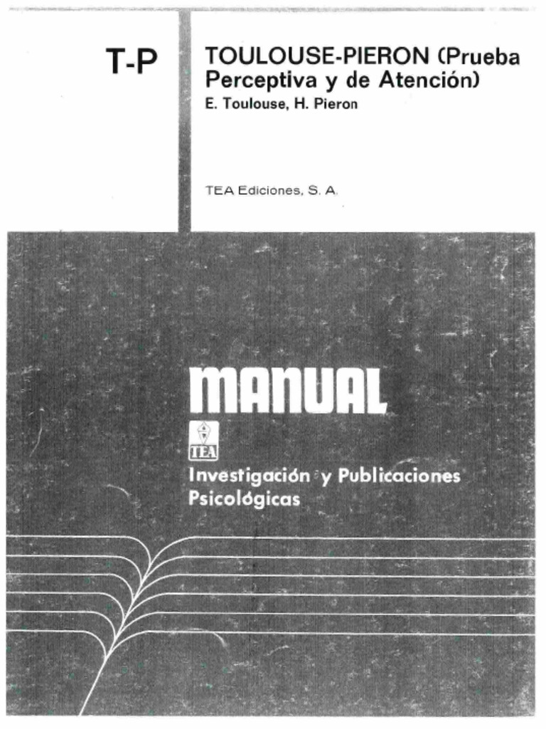 Toulouse Pieron | PDF