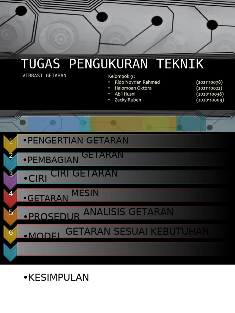 Pengukuran dan Analisis Getaran Mesin | PDF