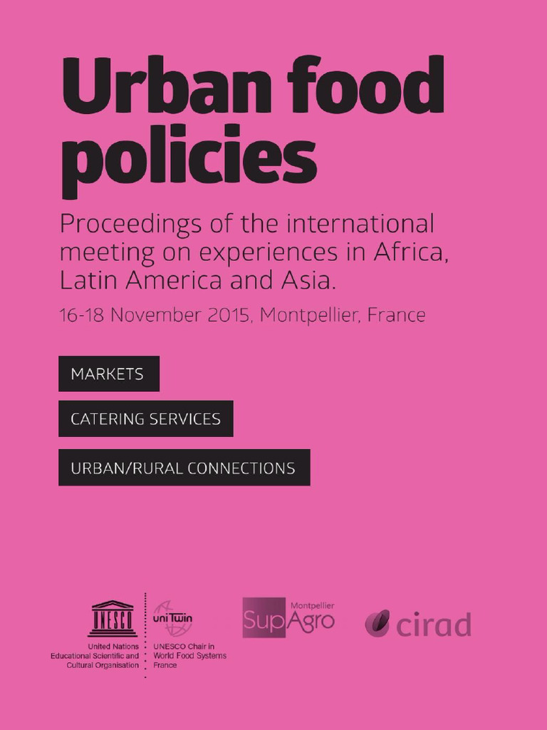 Urban Food Policies. | PDF