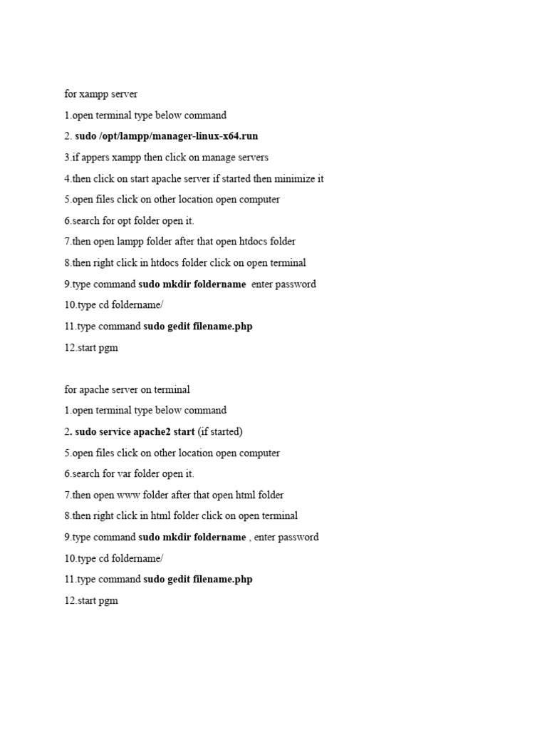 Steps To Run PHPPGM | PDF