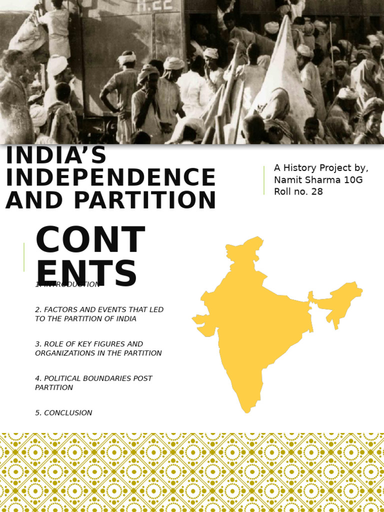 India's Independence and Partition by Namit Sharma 10g | PDF ...