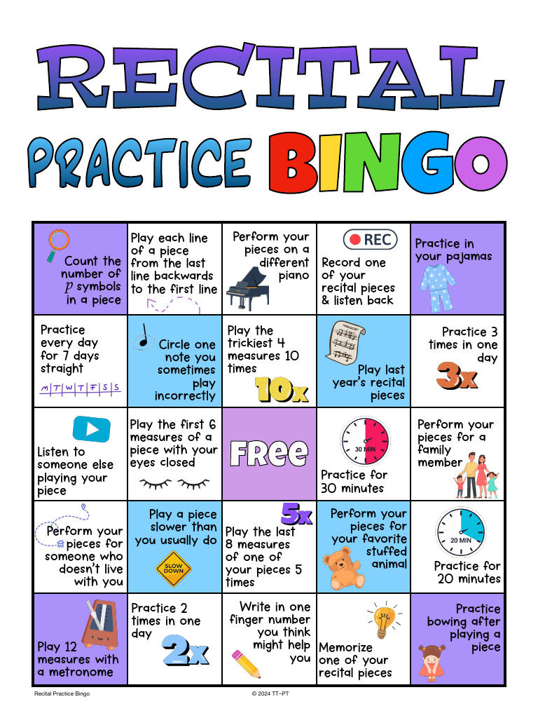 Practice: Recital | PDF