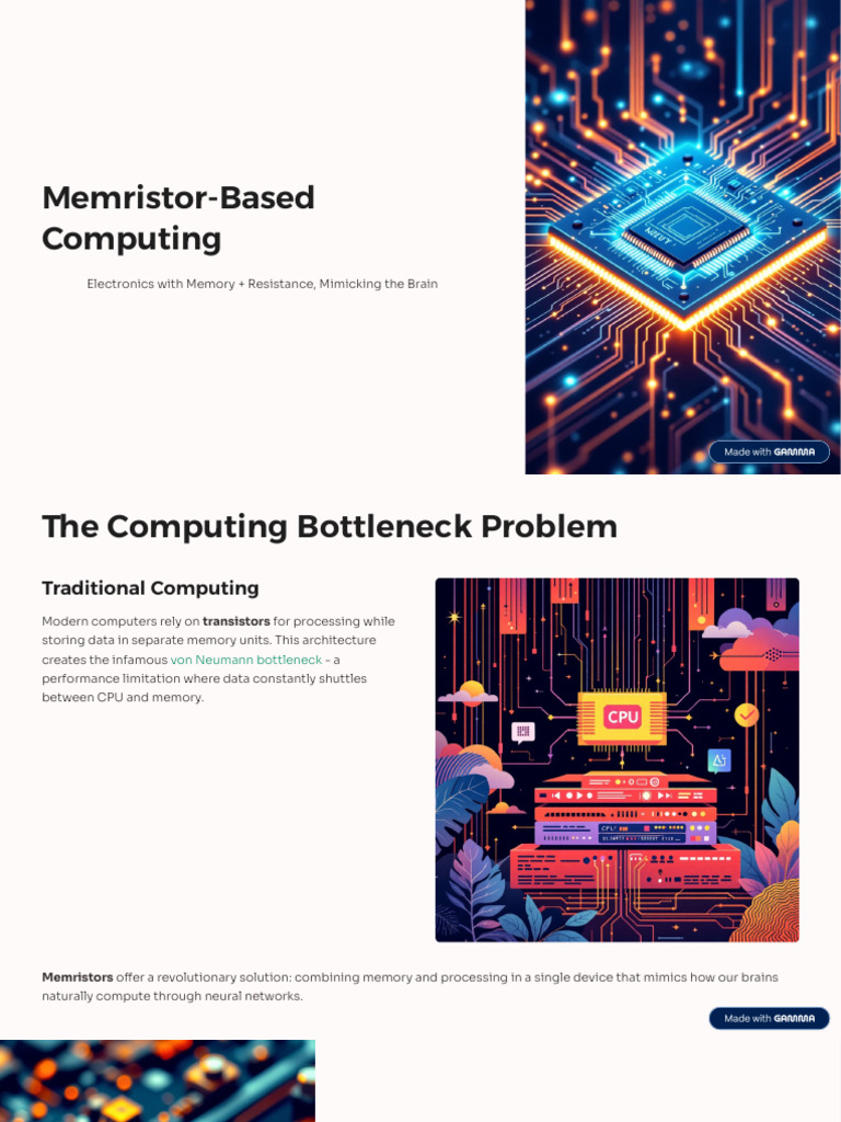 Memristor-Based Computing Explained | PDF | Computer Architecture ...