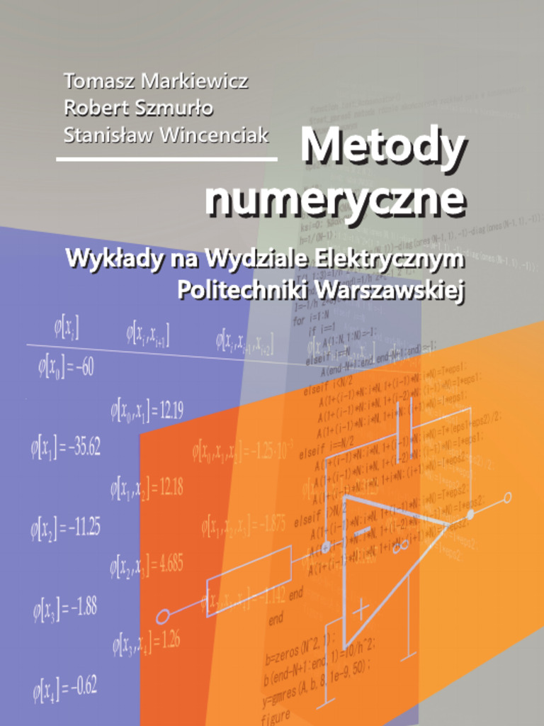 Metody Numeryczne Wyklady Na Wydziale Elektrycznym Politechniki ...