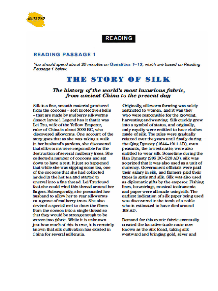 Reading Test 3 | PDF