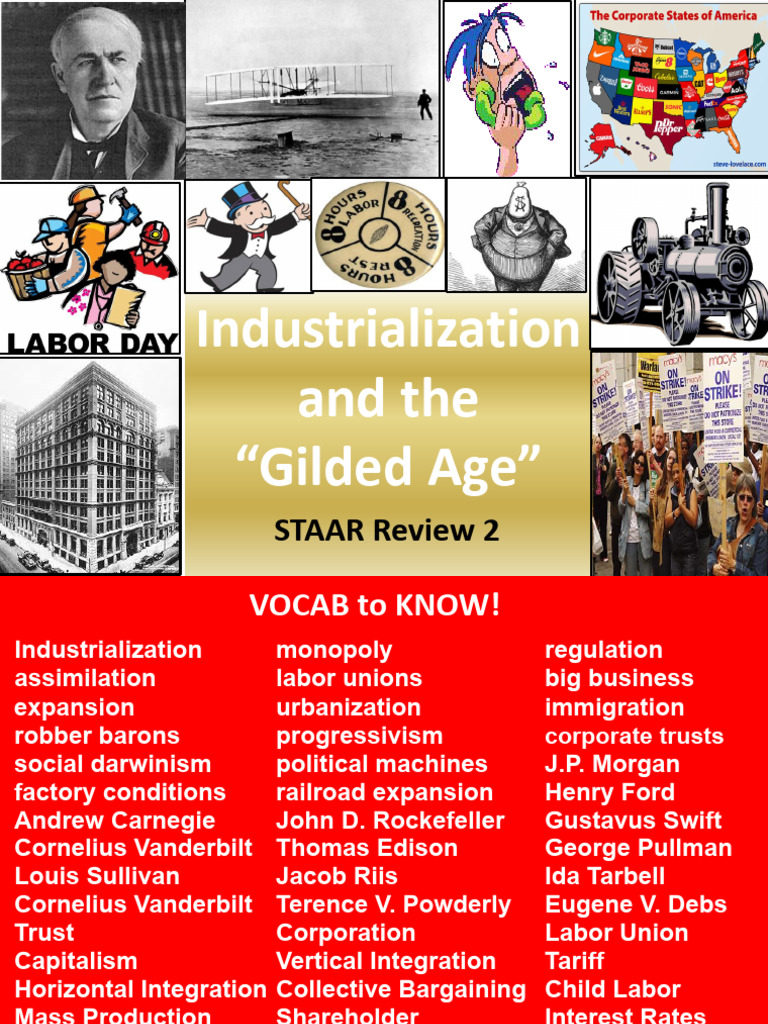Industrialization and The Gilded Age | PDF | Petroleum | Phonograph