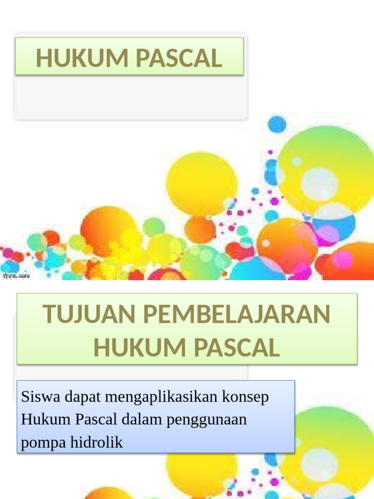 Fisika Hukum Pascal | PDF