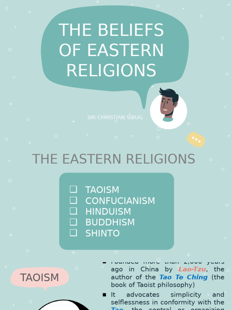 Eastern Religions Overview and Beliefs | PDF | Moksha | Tao