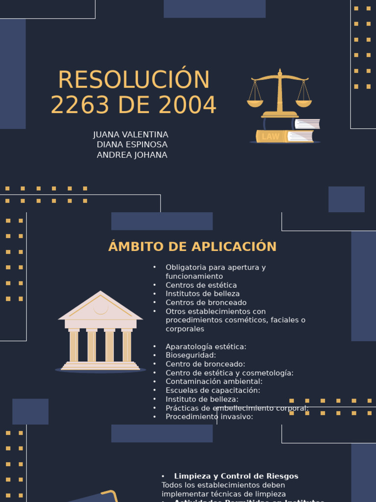 Resolución 2263 de 2004 | PDF