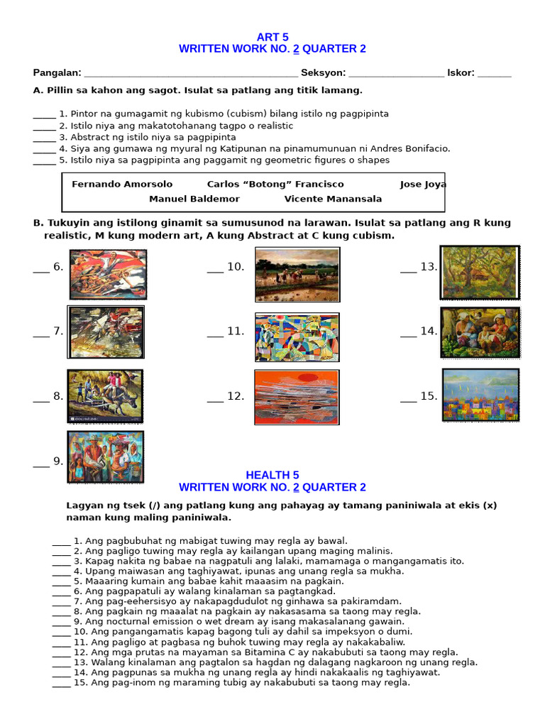 Art 5 Health 5 WW2 | PDF