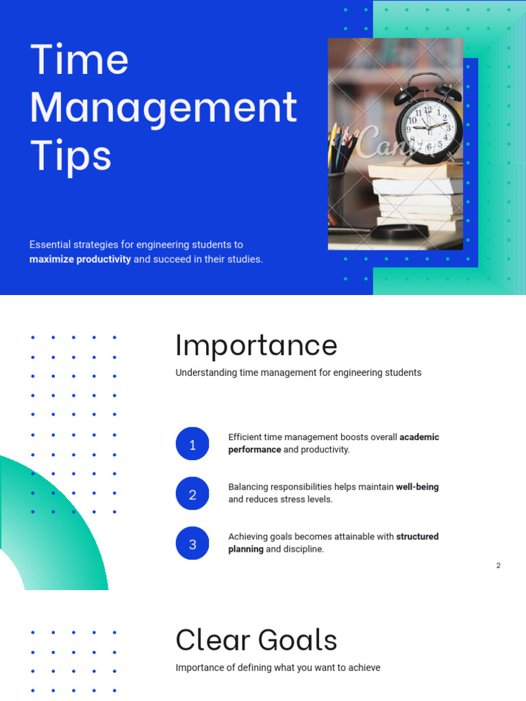 Presentation 1 - Time Management Tips | PDF | Time Management ...