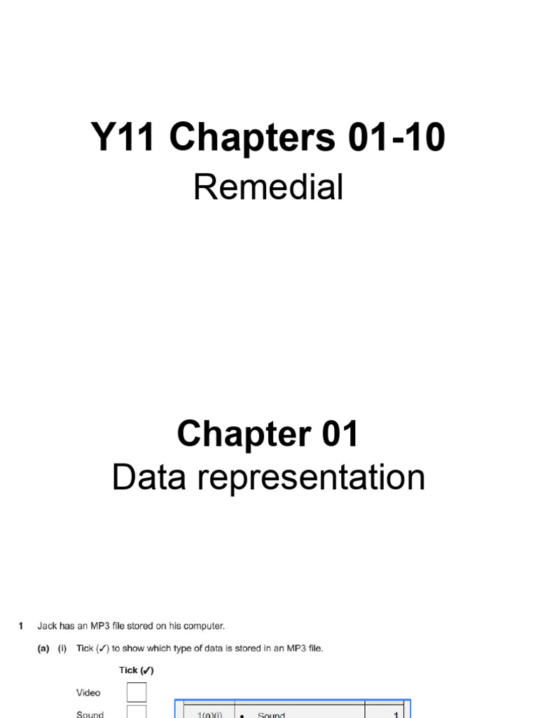 Y11 Chapters 01-10 | PDF