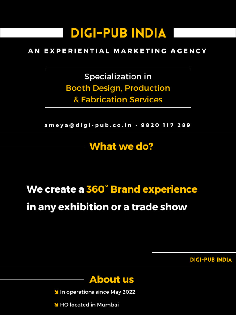DIGI PUB India - Exhibitions | PDF