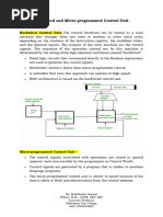 Difference Between Hardwired and Micro-Programmed Control | PDF | Digital Electronics | Computer ...
