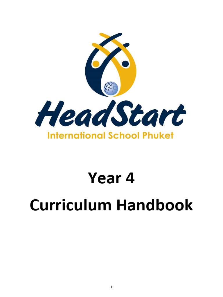 Year 4 Curriculum Handbook Overview | PDF | Thai Language | Reading ...