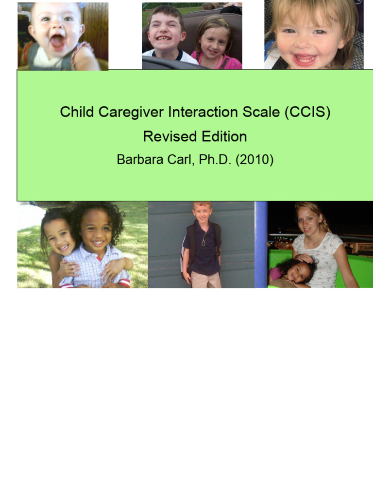Child Caregiver Interaction Scale 1 | PDF | Hand Washing | Child Care