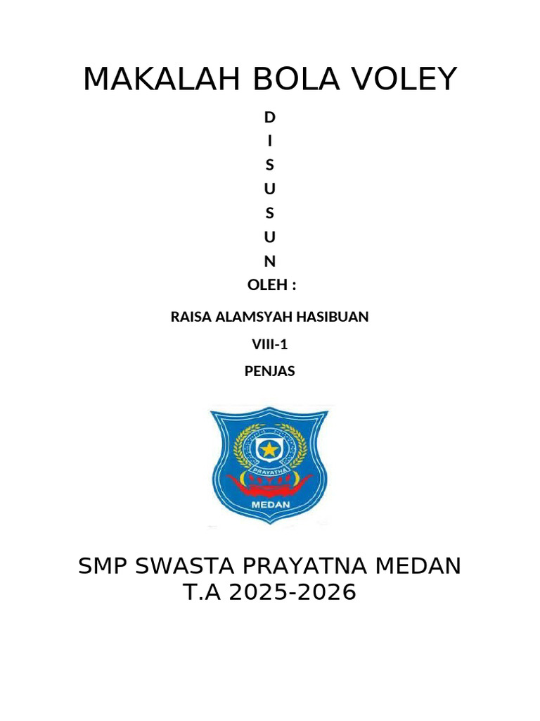 MAKALAH Bola Voli Singkat Saja | PDF