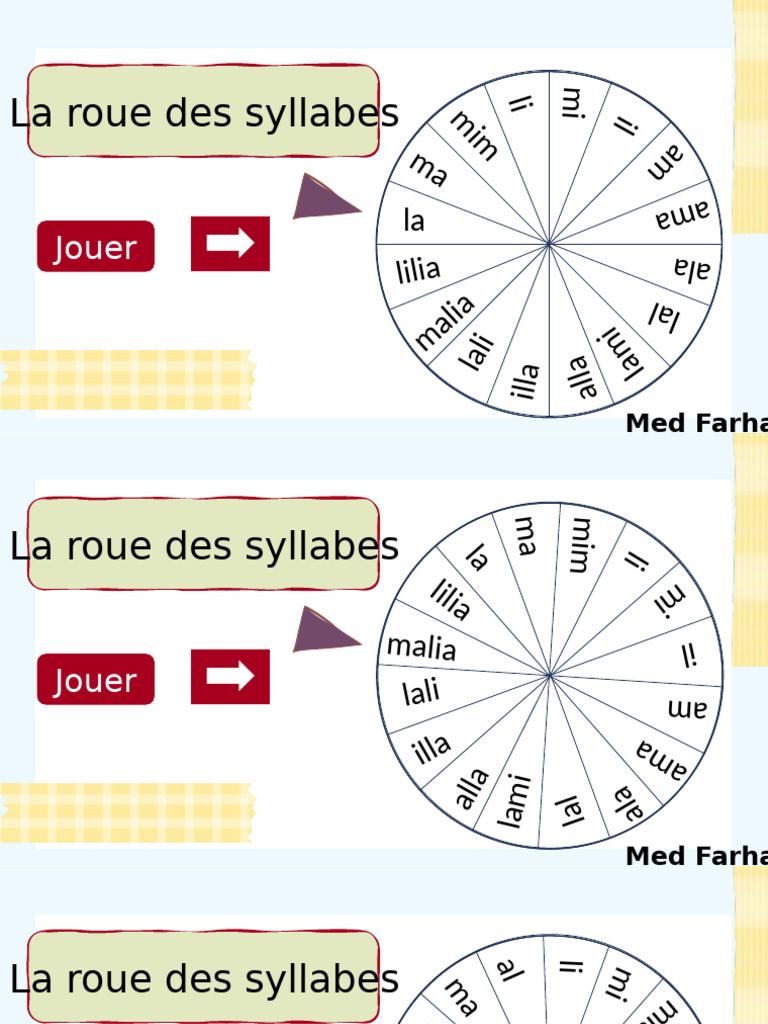 Roue Des Syllabes | PDF
