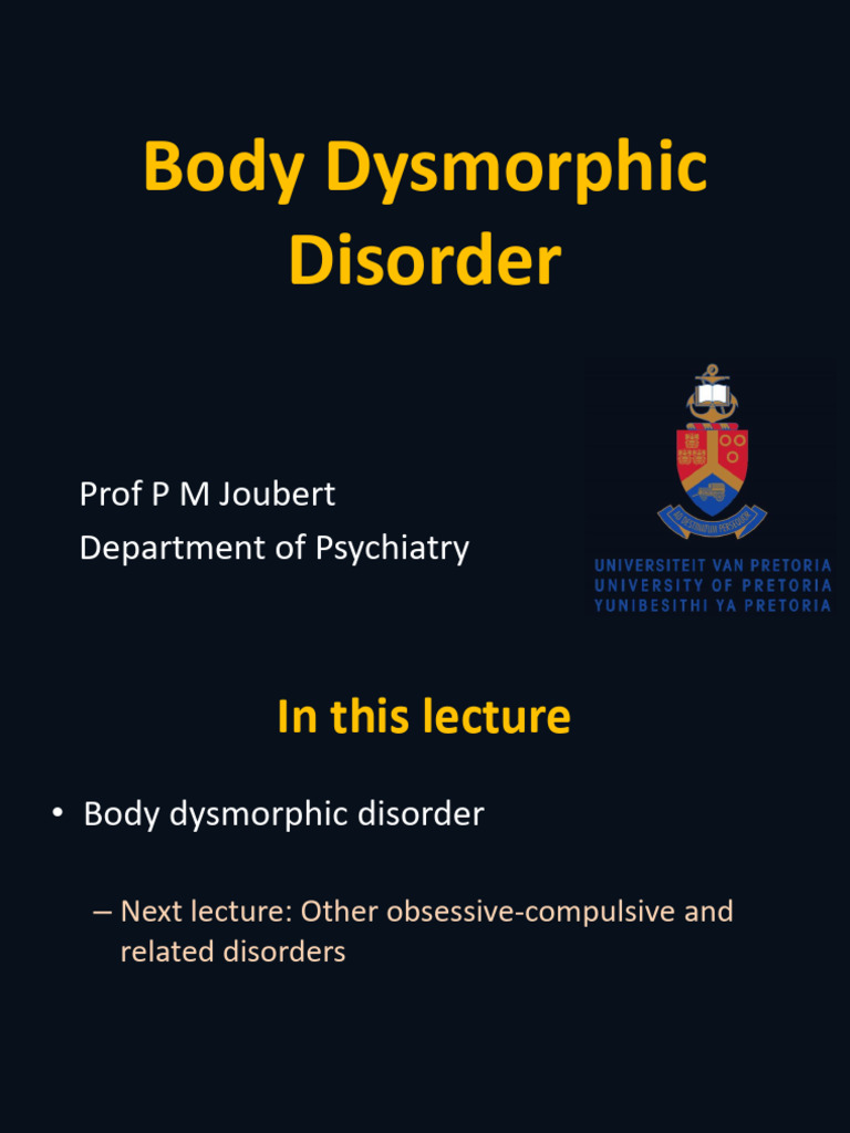 Understanding Body Dysmorphic Disorder | PDF