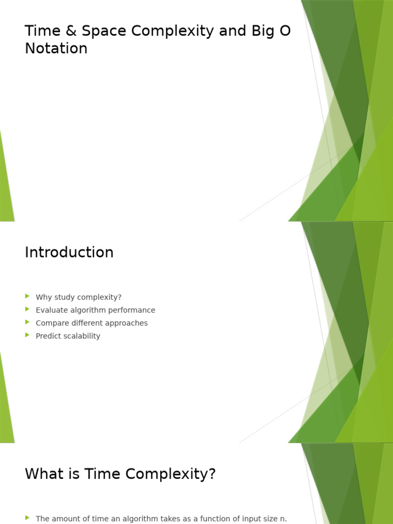 Understanding Time & Space Complexity | PDF