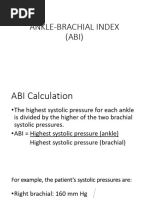 Ankle Brachial Index Worksheet | PDF | Medical Specialties | Diseases ...