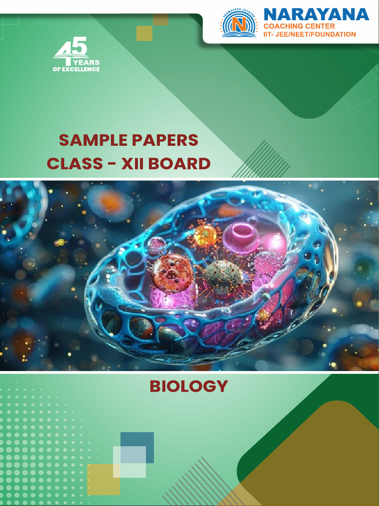 Class XII Biology Sample Question Papers | PDF | Malaria | Hiv/Aids