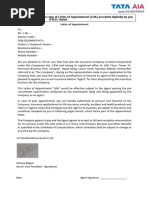 Insurance Broker Appointment Letter | PDF | Insurance | Insurance Broker
