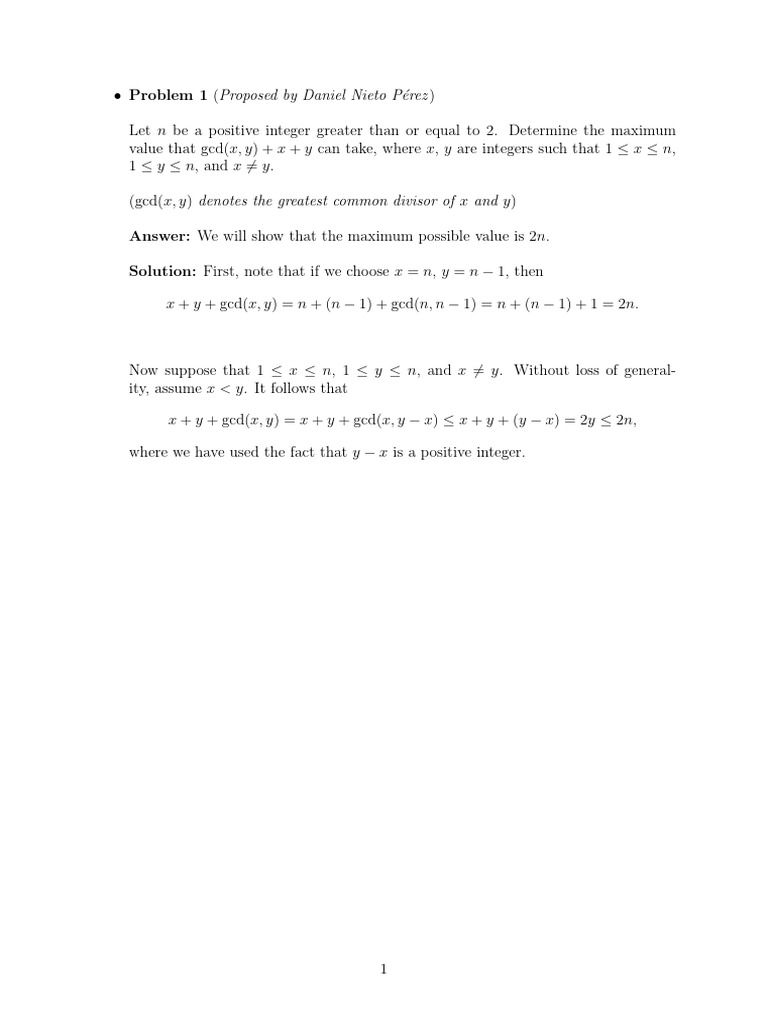 Basic Level Solutions | PDF | Number Theory | Discrete Mathematics