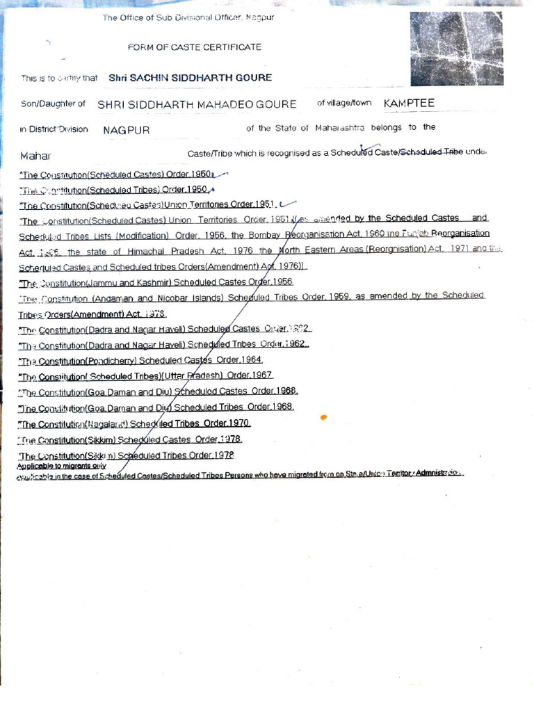 Sachin Caste - Compressed | PDF | Social Groups Of India | Dalit