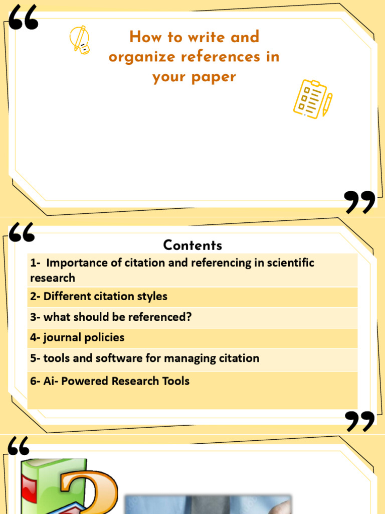 Guide to Writing Scientific References | PDF | Citation | Creative ...