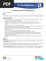 Ganzoni Equation For Iron Deficiency Anemia | PDF | Anemia | Iron