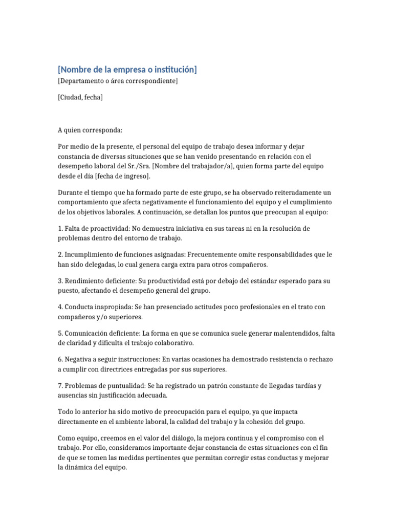 Informe Formal Modelo | PDF