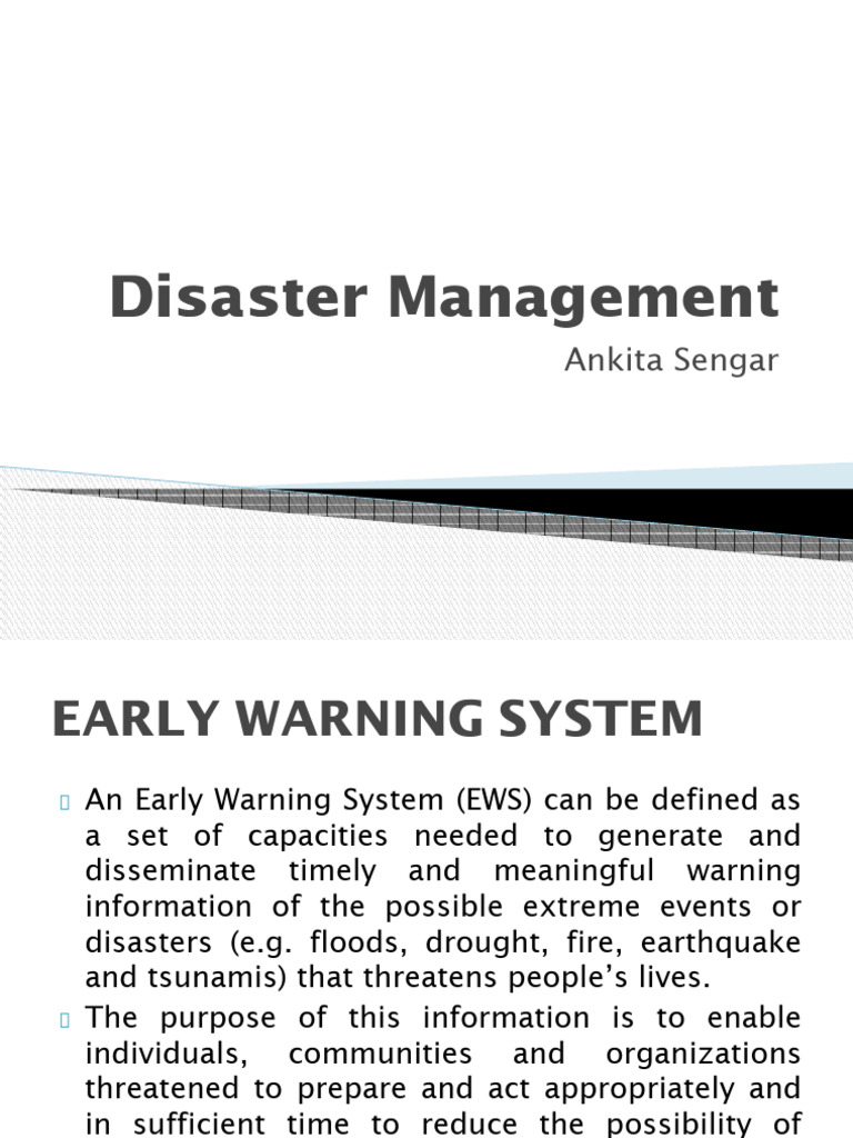 Effective Early Warning Systems in Disaster Management | PDF | Waste ...