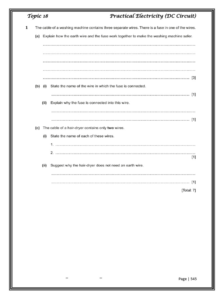 Practical Electricity: DC Circuit Guide | PDF | Electricity ...