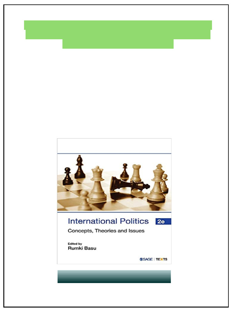 Solution Manual for International Politics | PDF | Polarity ...