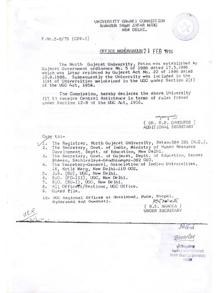 UGC Notification | PDF