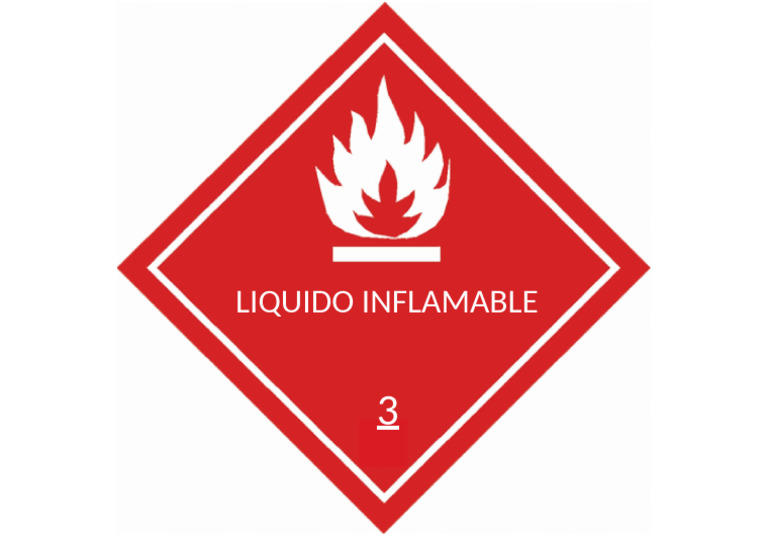 Liquido Inflamable (Simbolos Seguridad) | PDF