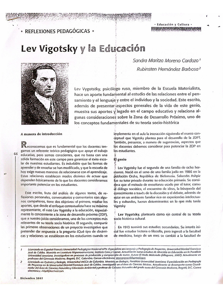 Lev Vigotsky | PDF