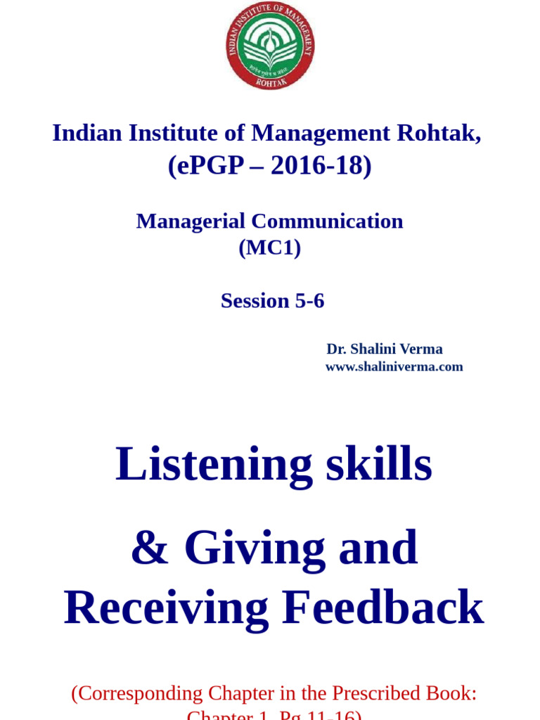Session 5-6 .Pptx1 (Students' Copy) | PDF | Nonverbal Communication | Communication