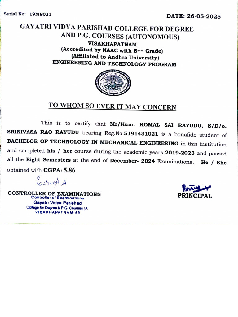 Course Completion Certificate | PDF