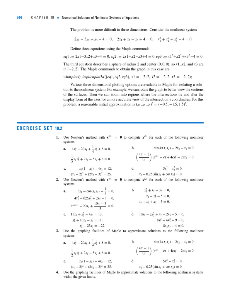 10 2 Newton Method Pdf Mechanical Engineering Applied And