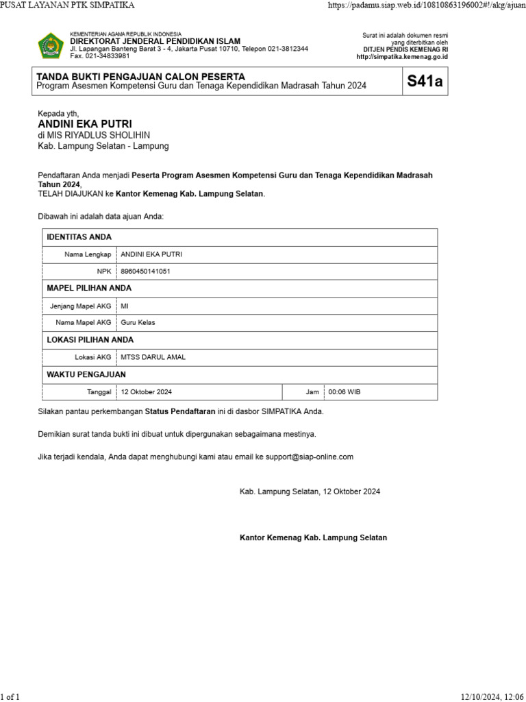 s41 A Andini Eka Putri | PDF