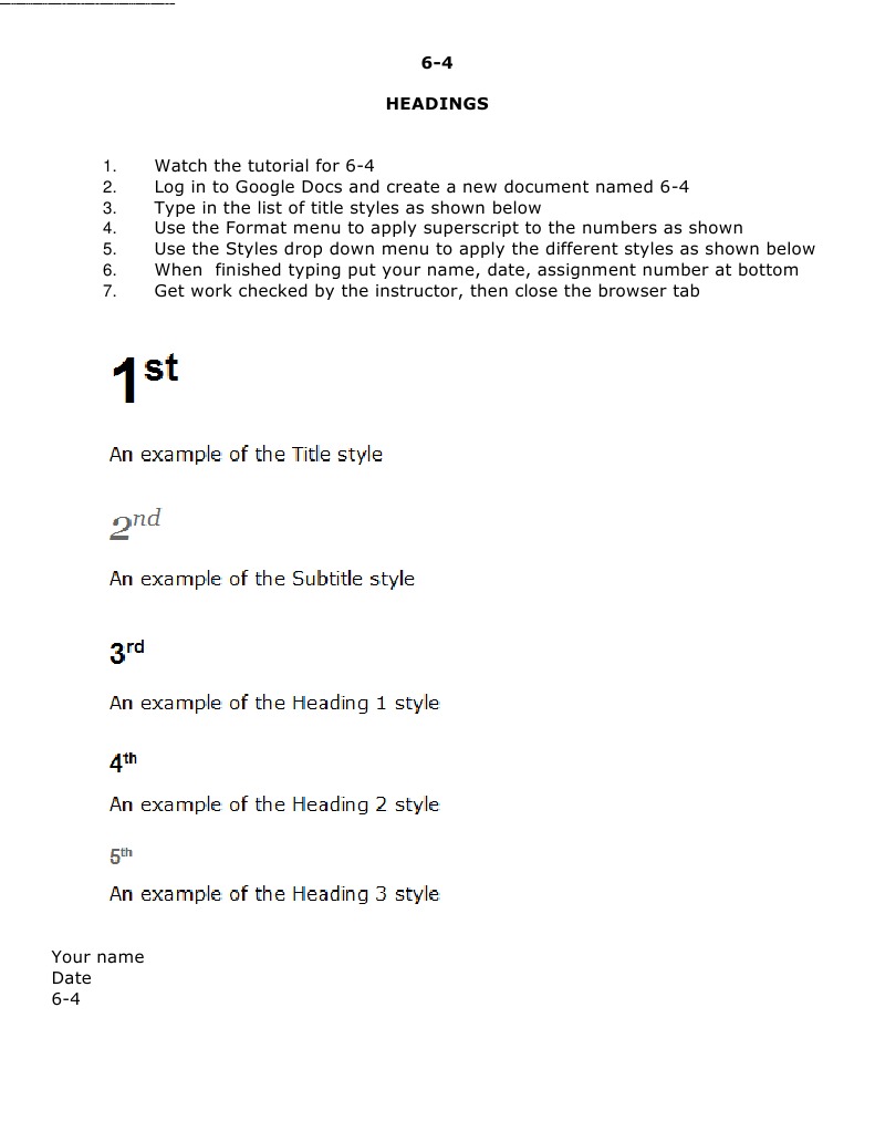 Google Docs Formatting Tutorial 6-4 | PDF | Art | Computers